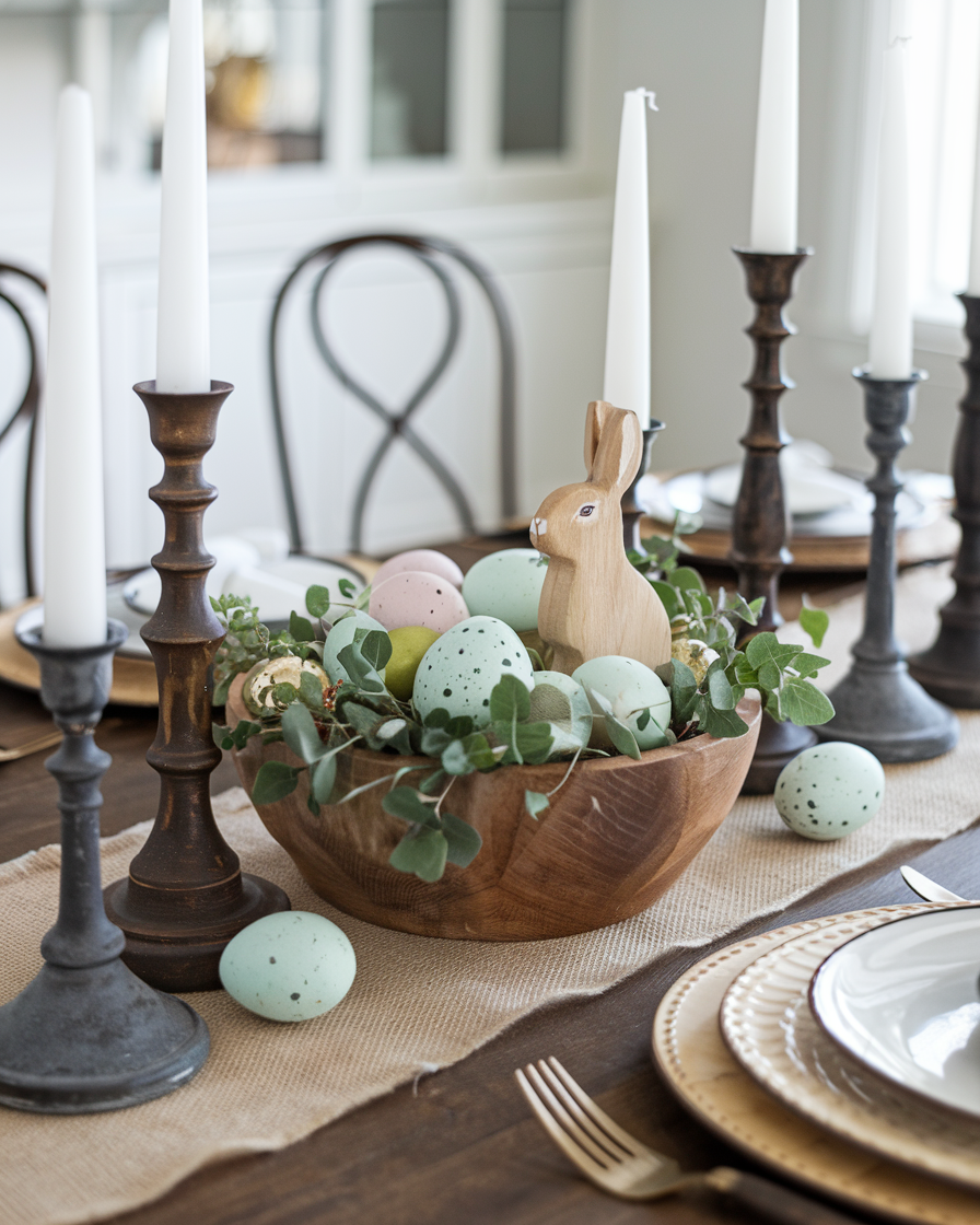 42 Farmhouse Easter Decor Ideas 2025: DIY, Rustic, Vintage & Modern ...