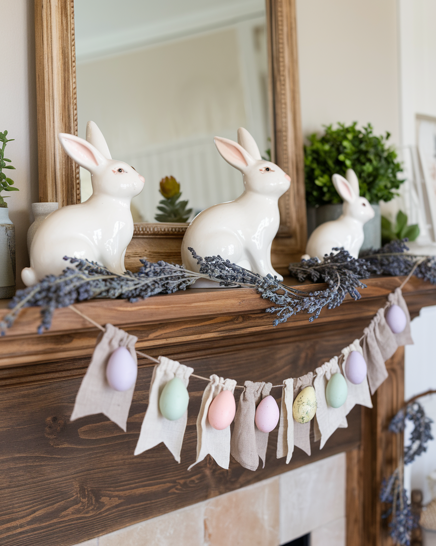 42 Farmhouse Easter Decor Ideas 2025: DIY, Rustic, Vintage & Modern ...