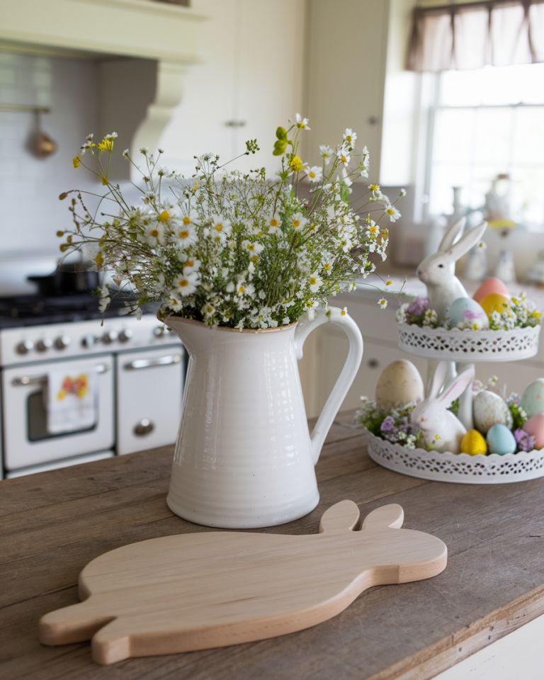 42 Farmhouse Easter Decor Ideas 2025: DIY, Rustic, Vintage & Modern ...
