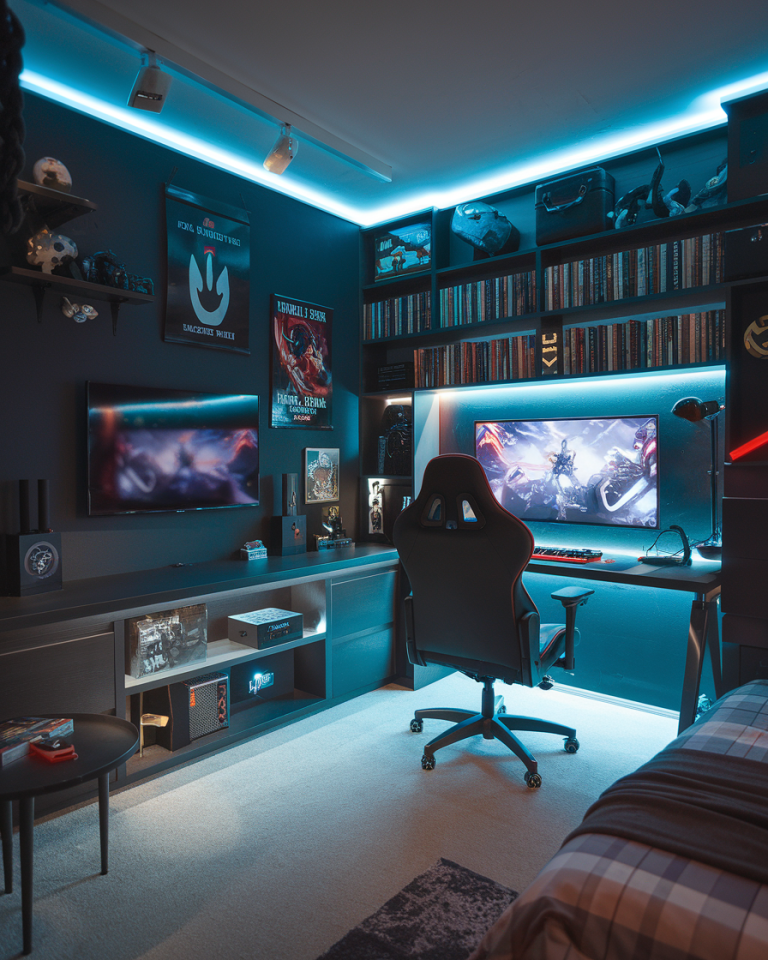 32 Best Gaming Room Setup Ideas for 2025 | Aesthetic, Minimalist ...