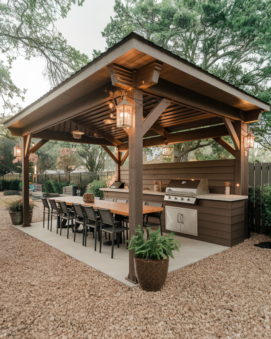 37 Outdoor BBQ Area With Roof Ideas 2025 – Stylish Designs, Small ...