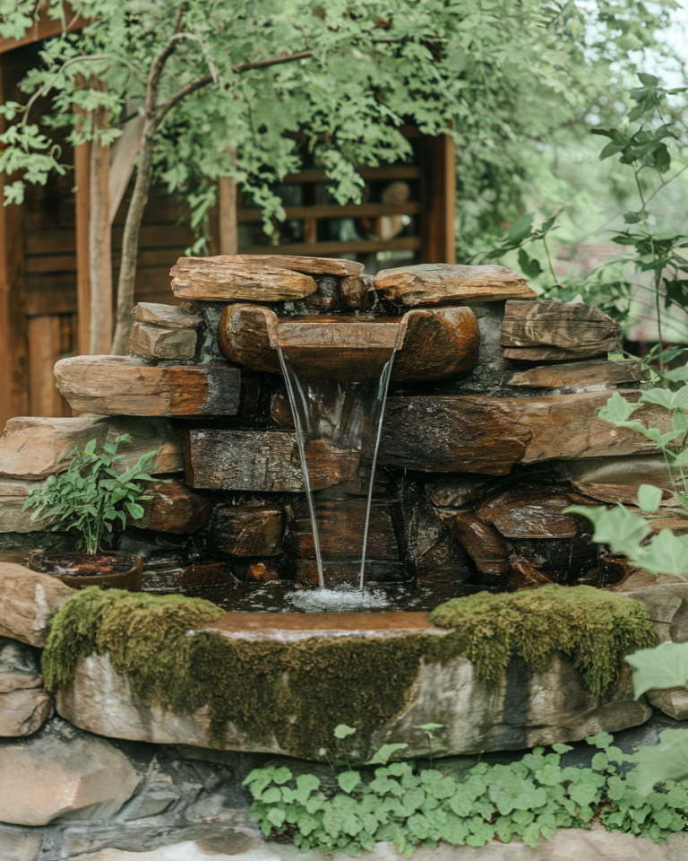 35 Outdoor Fountain Ideas for 2025 – Modern, DIY, Solar, Natural Rock ...