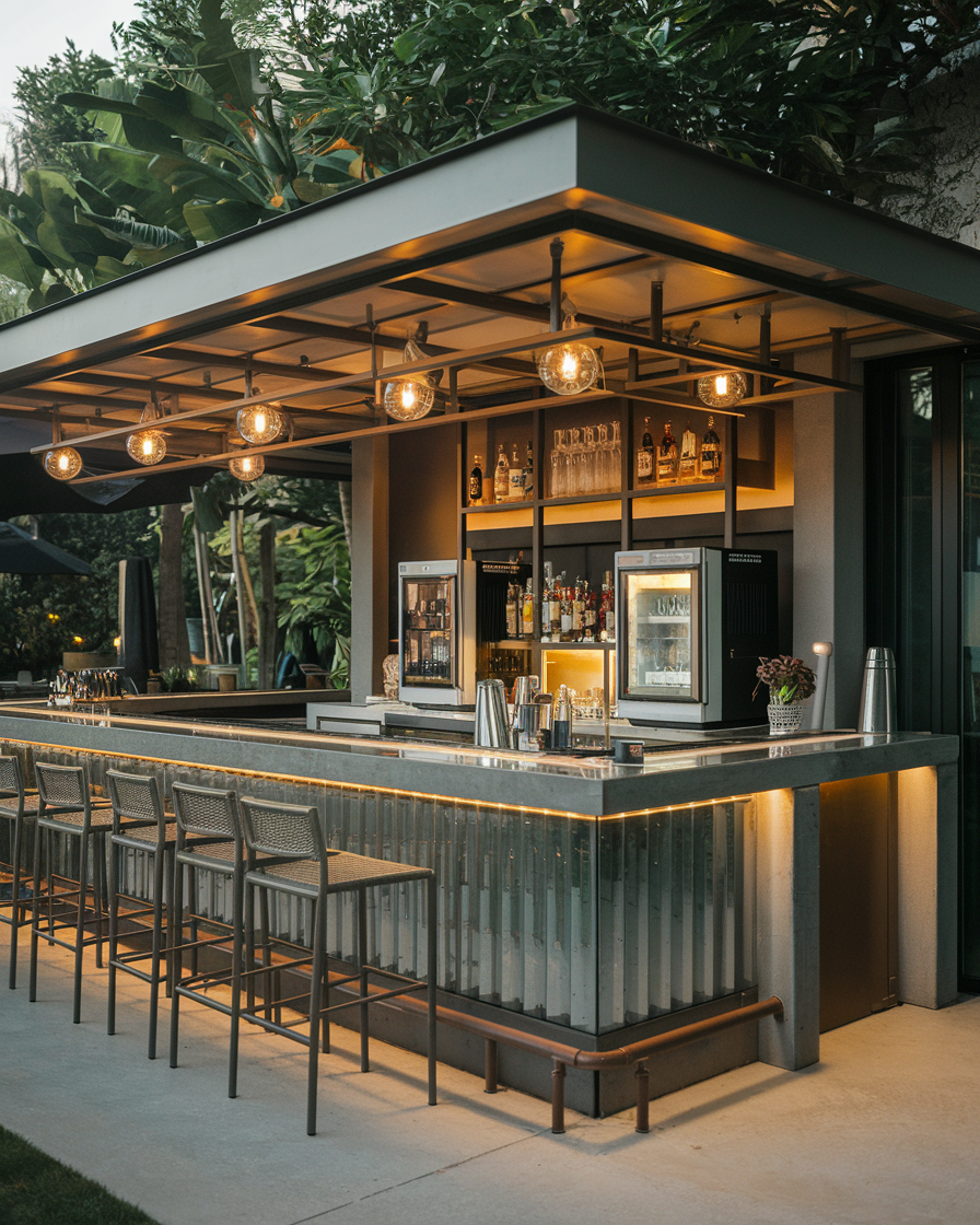 40 Outdoor Patio Bar Ideas 2025 – Stylish Layouts, Must-Have Items, and ...