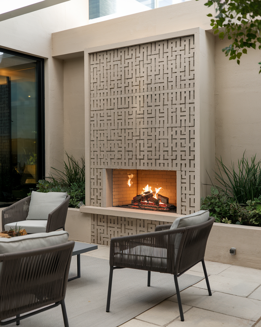 34 Outdoor Fireplace Ideas 2025 to Elevate Your Backyard with Rustic ...