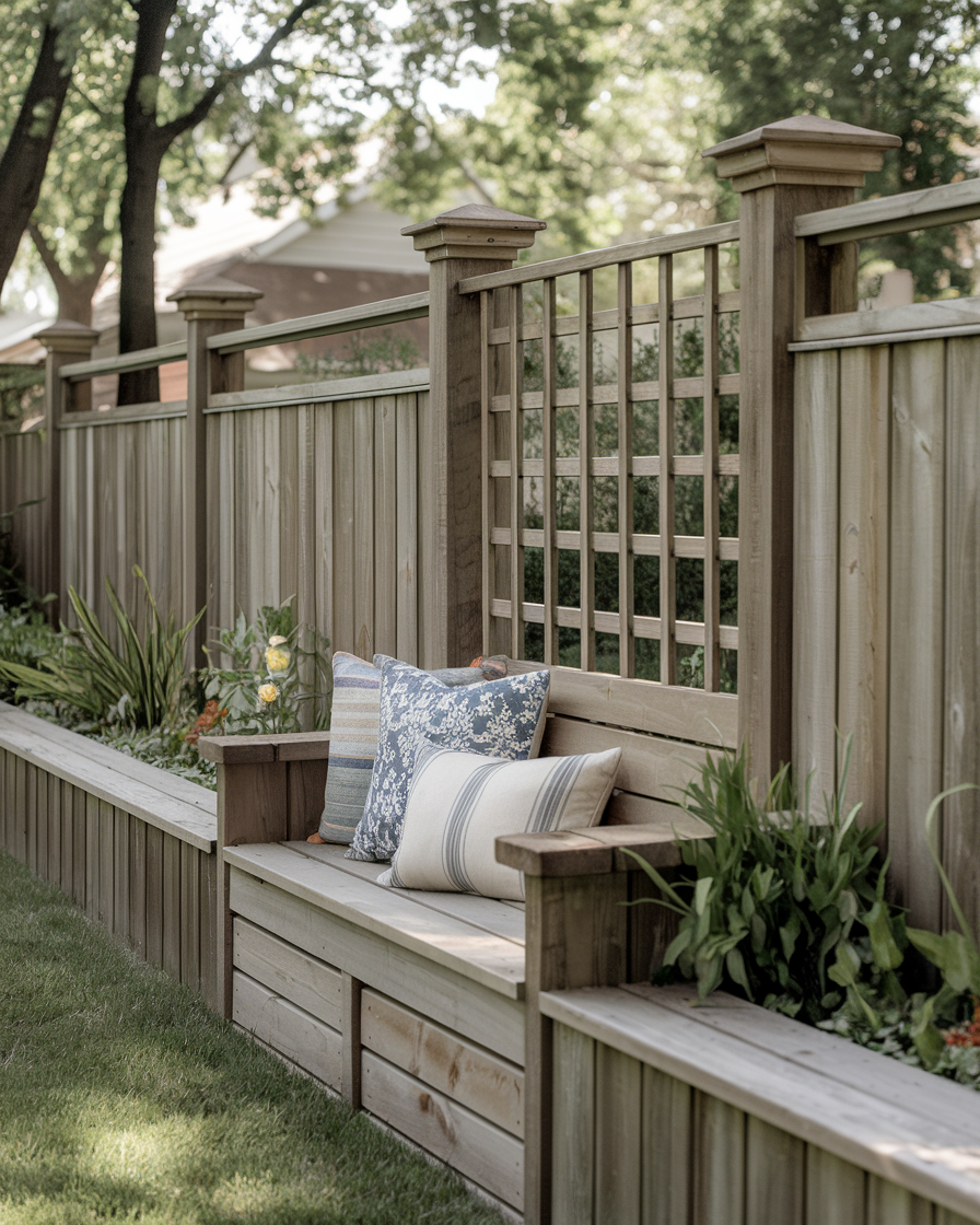 40 Stunning Garden Wood Fence Ideas for 2025 – Modern, Cottage, DIY ...