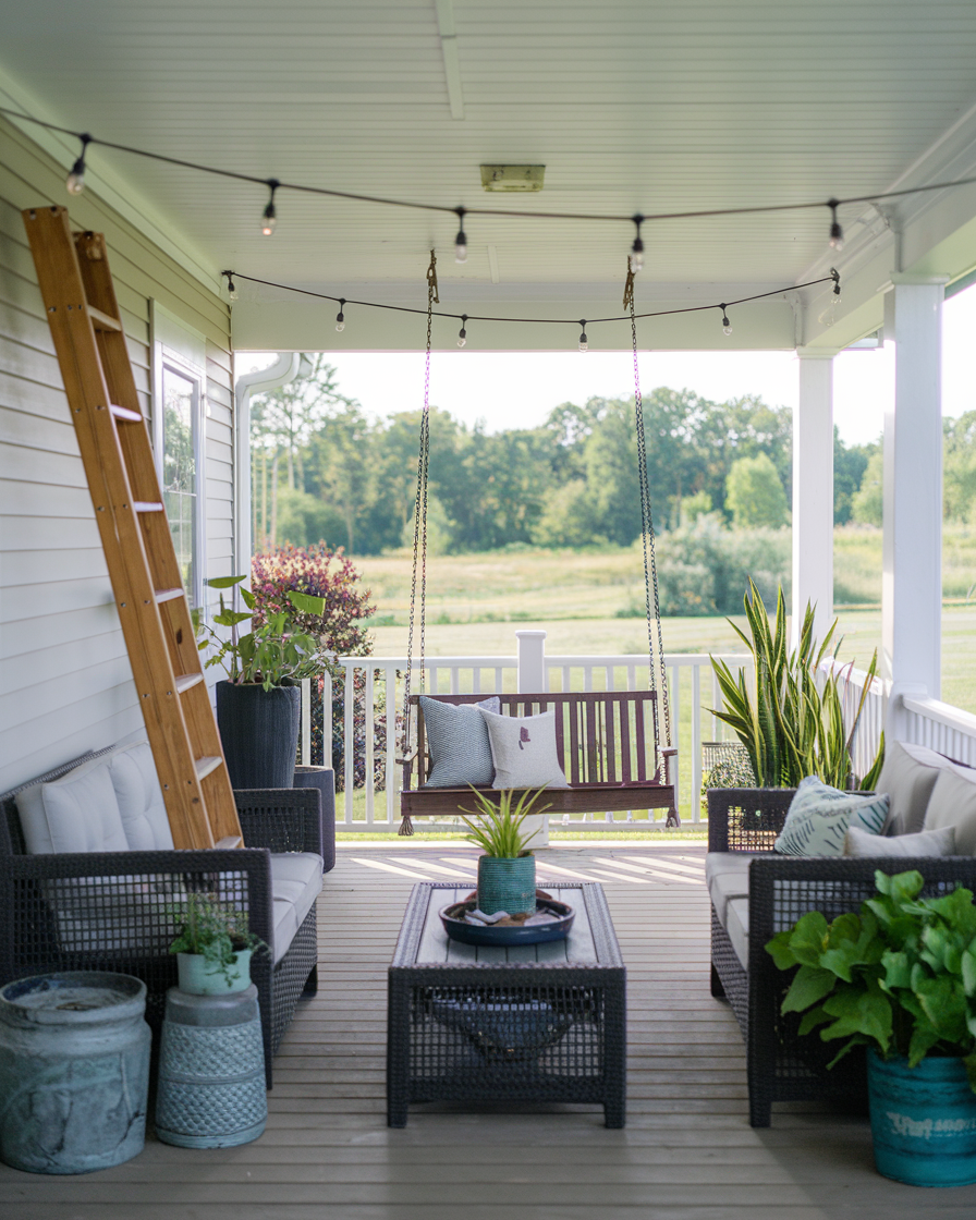 33 Porch Ideas 2025 for Front, Back, and Enclosed Spaces Including Cozy ...