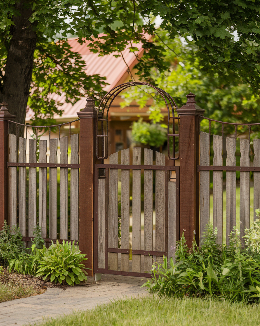 40 Stunning Garden Wood Fence Ideas for 2025 – Modern, Cottage, DIY ...