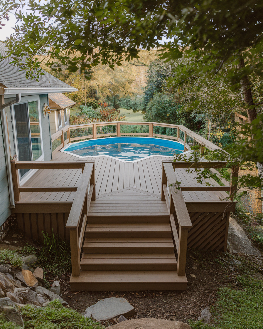 41 Above Ground Pool Deck Ideas 2025 – Stylish, Budget-Friendly & DIY ...