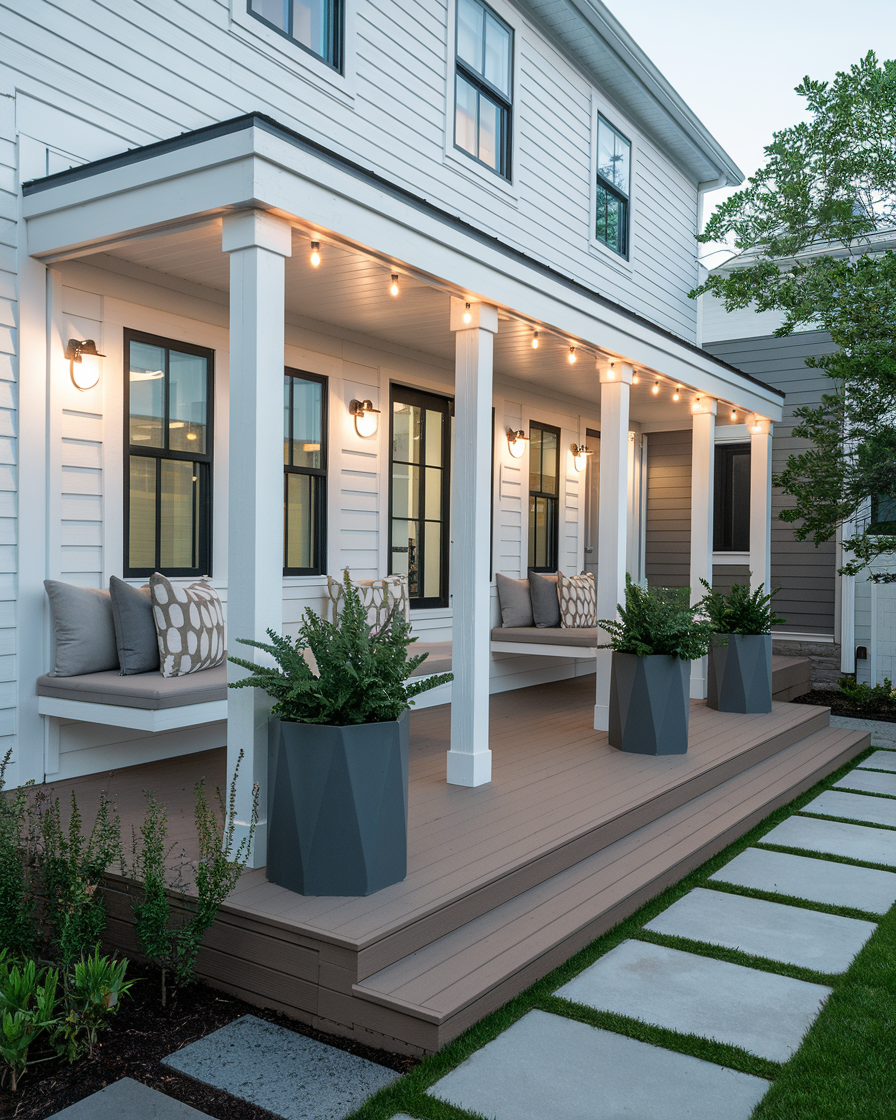 33 Porch Ideas 2025 for Front, Back, and Enclosed Spaces Including Cozy ...