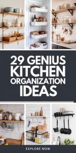 29 Genius Kitchen Organization Ideas 2025 for Small Spaces, Apartments ...