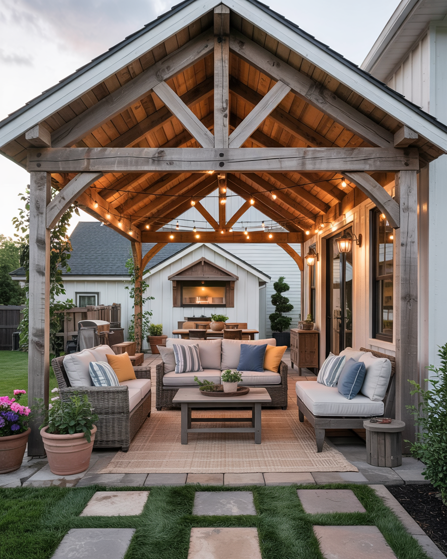44 Back Patio Ideas 2025 for Cozy, Covered, DIY, Modern, and Budget ...