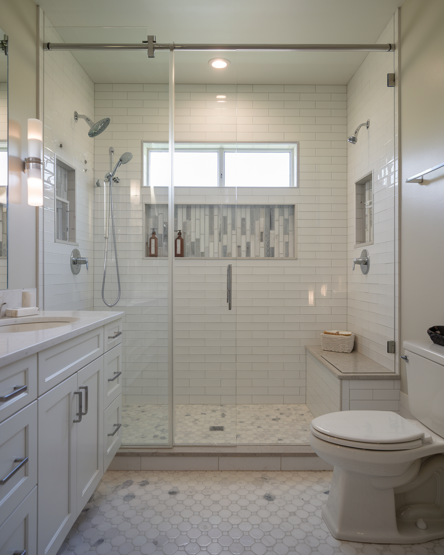 29 Half Wall Shower Ideas 2025 for Walk-In Designs, Master Baths, and ...