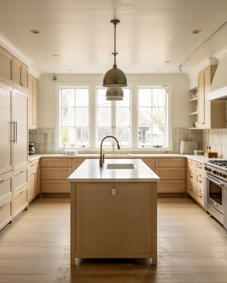 Stylish and Functional White Oak Kitchen Cabinets 2025 with Modern and ...