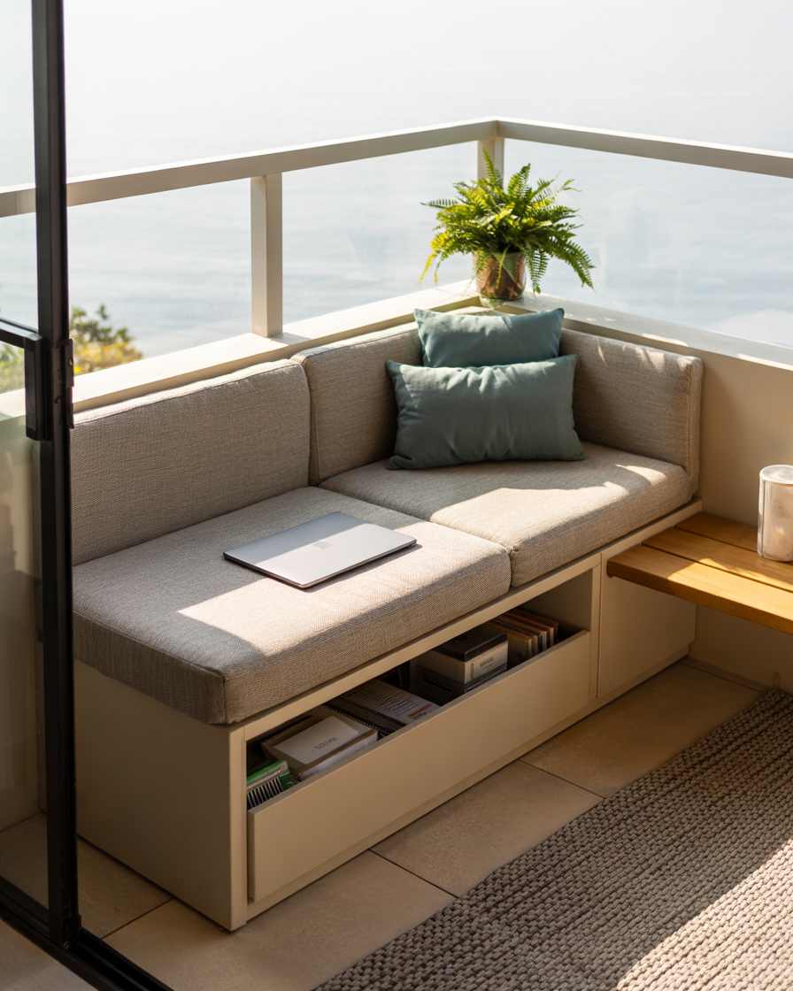 38 Balcony Workspace Ideas 2025 for Small Spaces Closed and Open ...