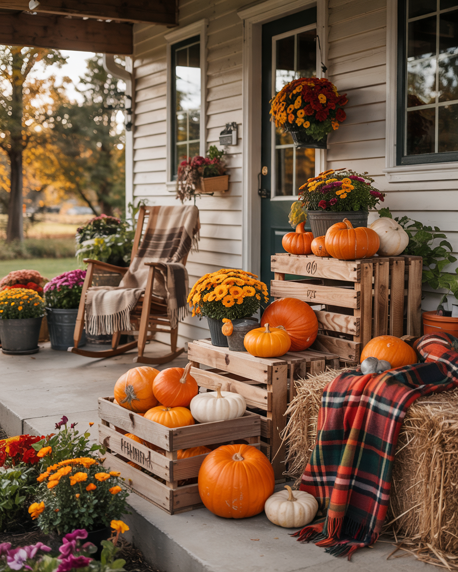 42 Front Porch Decorating Ideas 2025 for Fall, Summer, Farmhouse, DIY ...