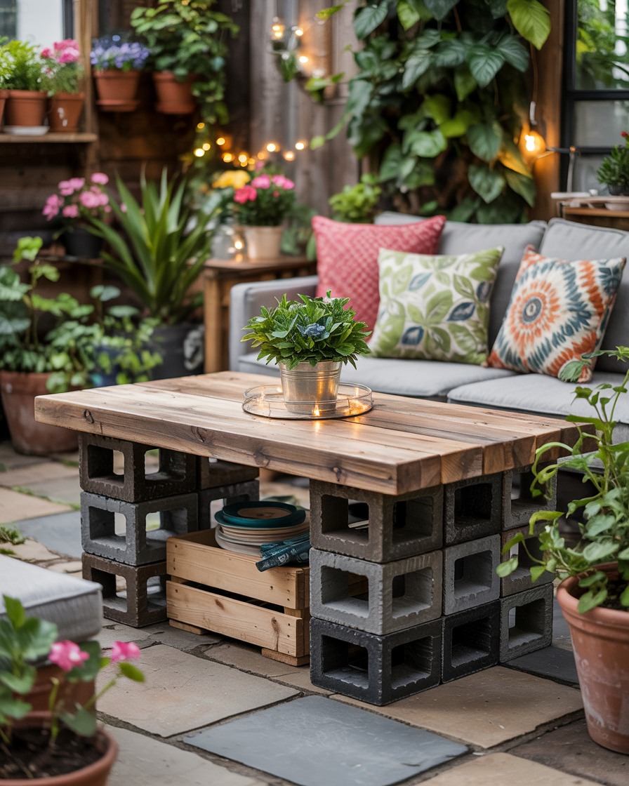 44 Patio Table Ideas for 2025: Unique, Budget-Friendly DIY Designs for ...