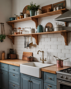 Stylish Blue Kitchen 2025 Ideas with Blackand Finishes and Modern ...