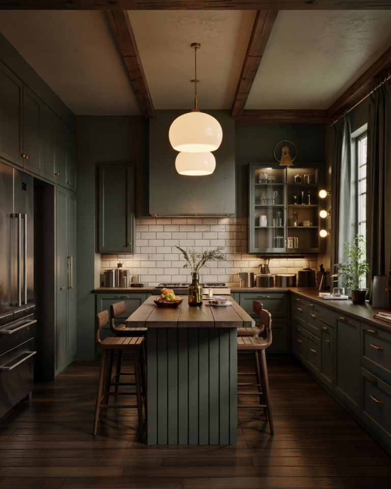 Explore 40 Dark Moody Kitchen Ideas 2025 with Stylish Decor, Cabinet ...