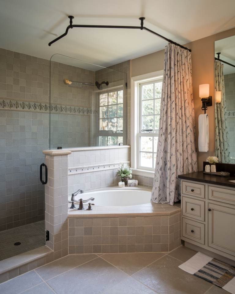29 Half Wall Shower Ideas 2025 for Walk-In Designs, Master Baths, and ...