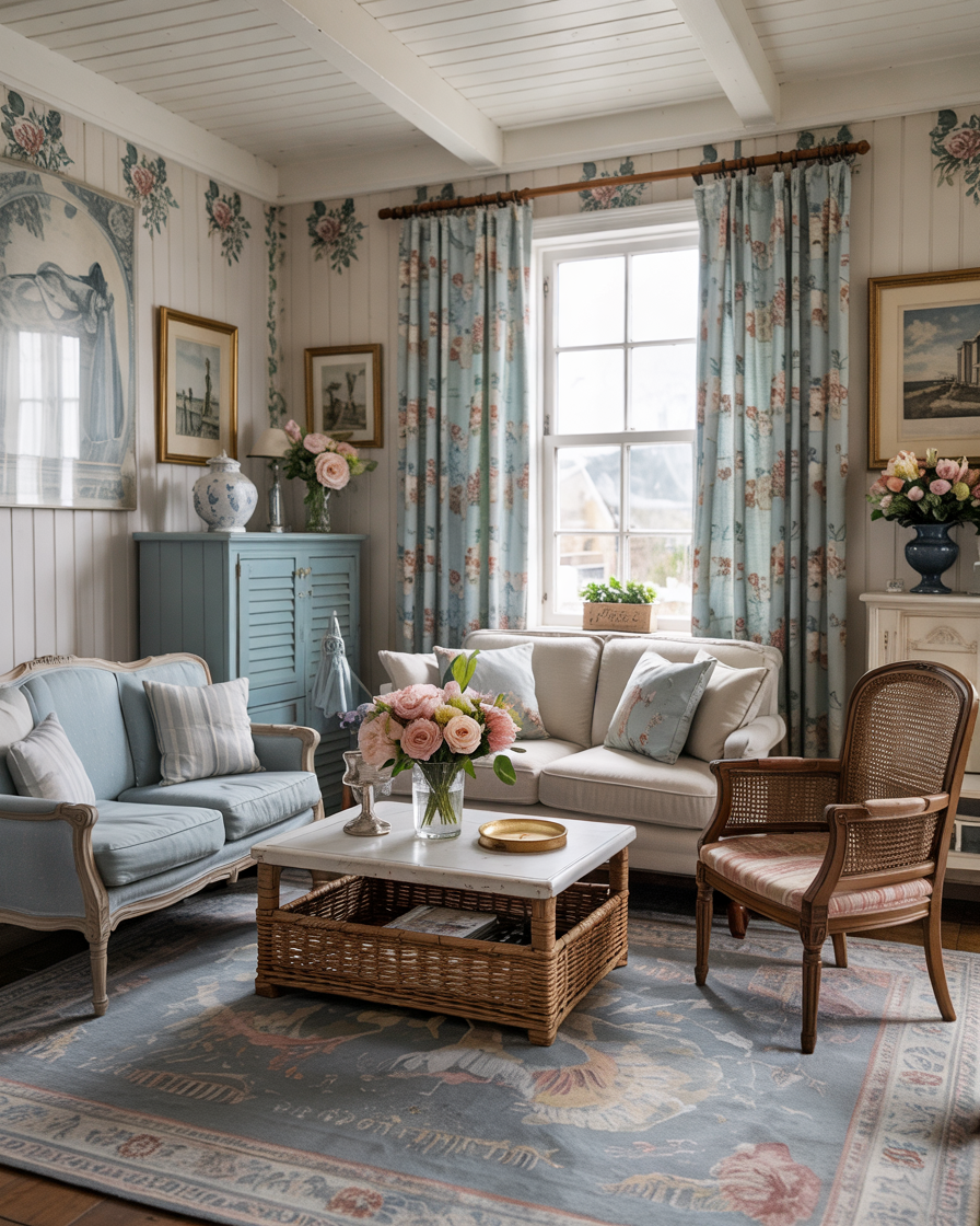 38 Coastal Living Room Ideas with Rugs Furniture and Paint Colors for a ...