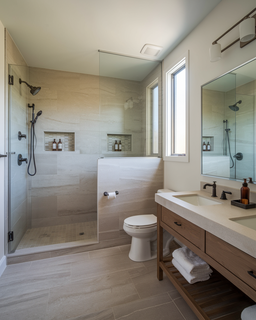 29 Half Wall Shower Ideas 2025 for Walk-In Designs, Master Baths, and ...