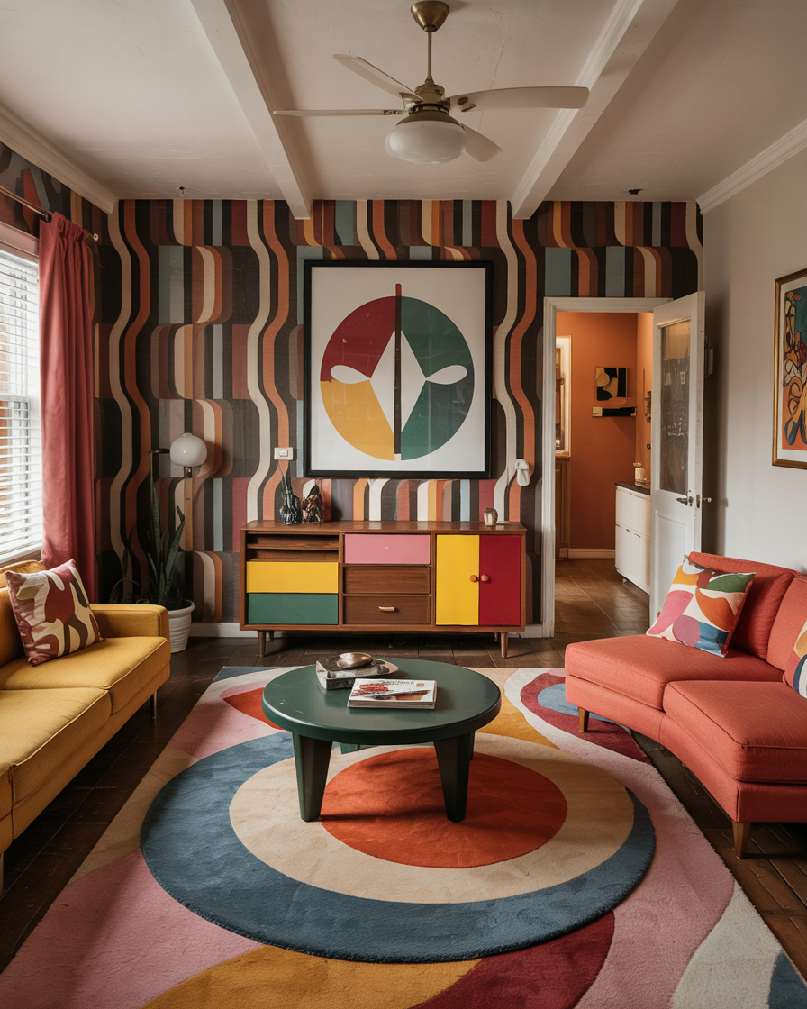 Mid Century Modern Living Room 2025 ideas with cozy retro layouts and ...