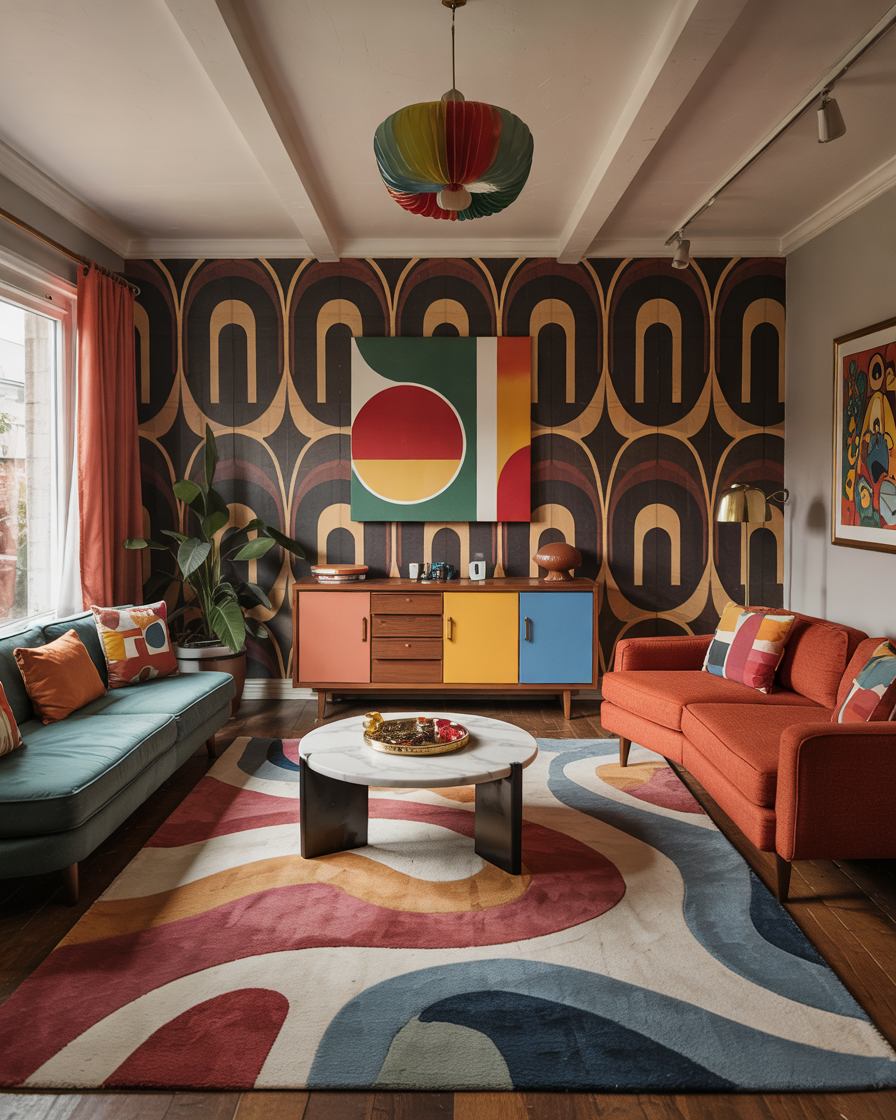 Mid Century Modern Living Room 2025 ideas with cozy retro layouts and ...