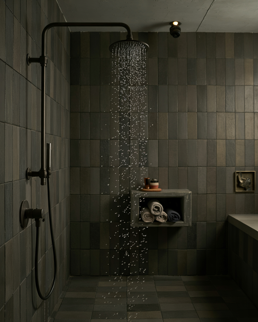 43 Dark Moody Bathroom 2025 Ideas for Color Palettes, Lighting, Tiles ...