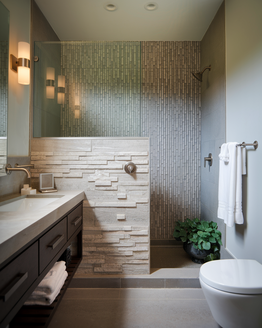 29 Half Wall Shower Ideas 2025 for Walk-In Designs, Master Baths, and ...