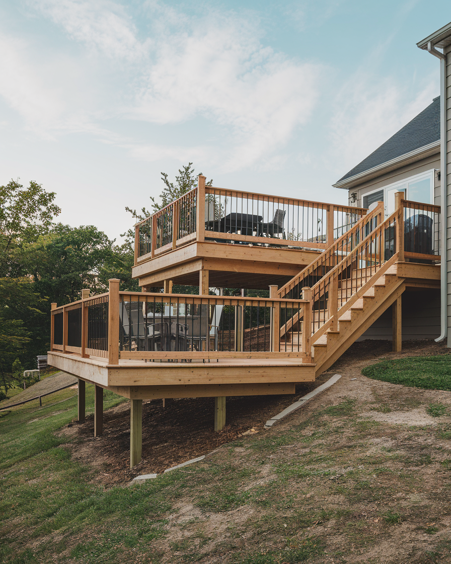30 Backyard Deck Ideas 2025 for DIY Builds, Pools, Hot Tubs, Stairs ...