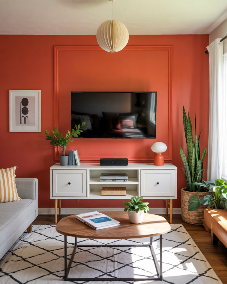 41 Living Room TV Wall Ideas 2025 for Modern, Small Spaces, Fireplace ...