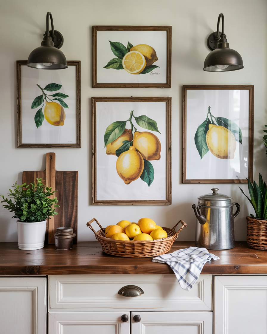 Lemon Kitchen Decor 2025: 38 Fresh Ideas for Farmhouse, Modern, Vintage ...