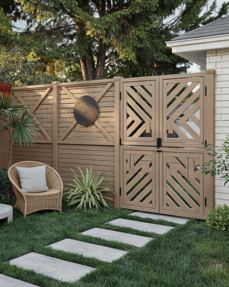Fence Design Ideas 2025 for Backyard and Front Yard with Creative ...