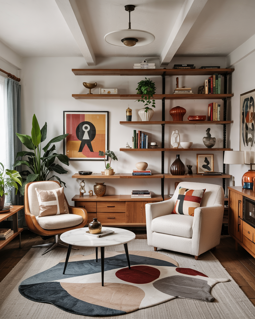 Mid Century Modern Living Room 2025 ideas with cozy retro layouts and ...