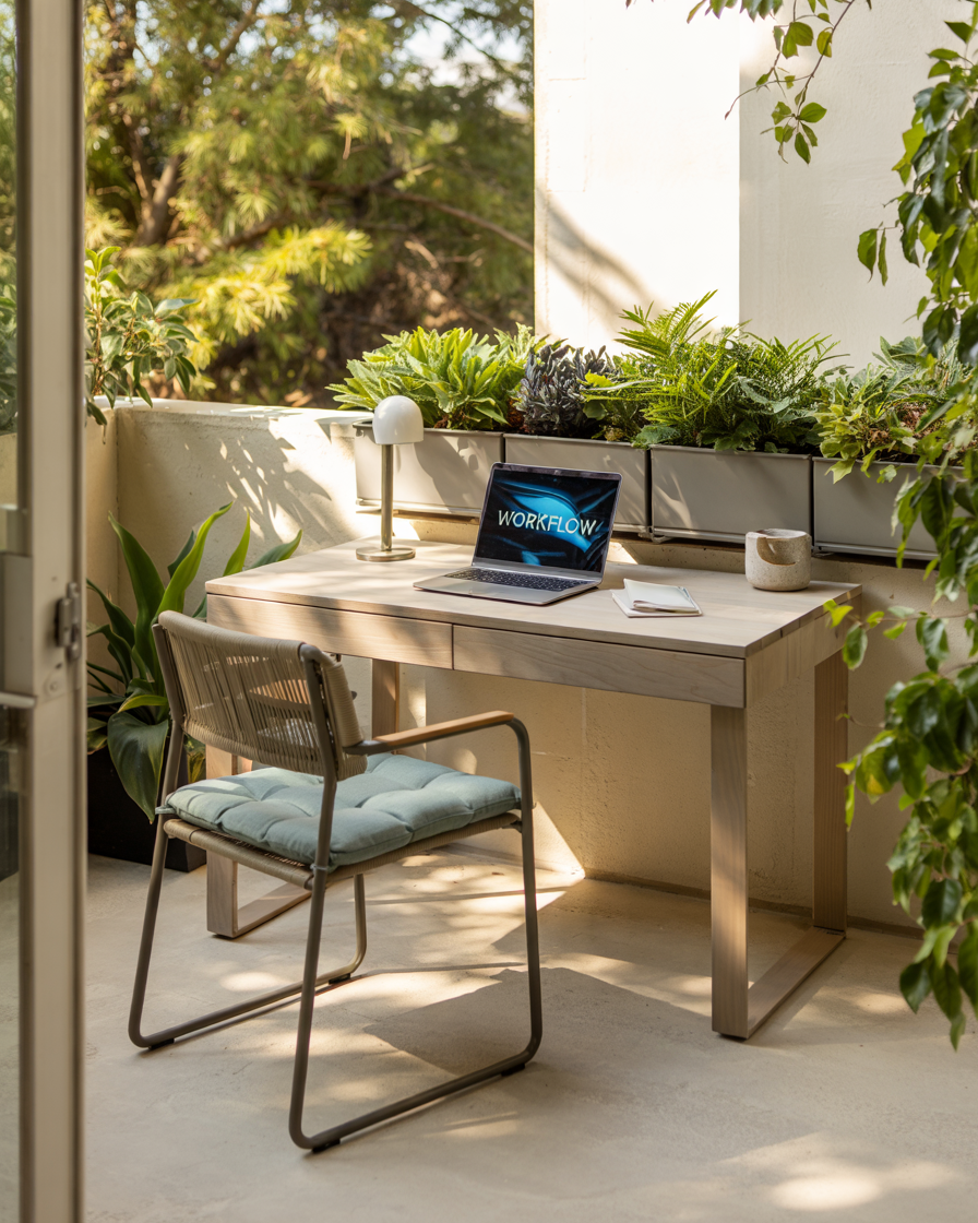 38 Balcony Workspace Ideas 2025 for Small Spaces Closed and Open ...