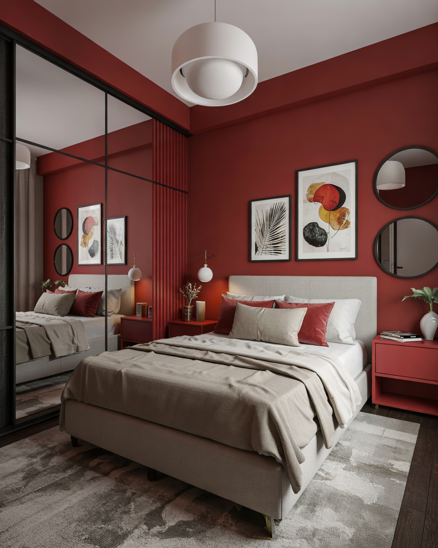 36 Red Bedroom 2025 ideas with cozy decor, bold colors, aesthetic walls ...