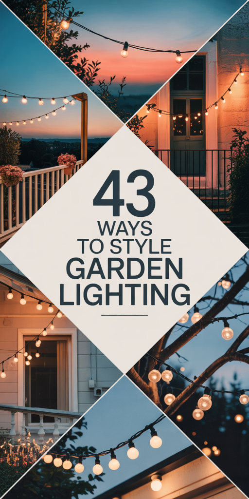 Garden Lighting Ideas 2025: 43 Outdoor DIY, Solar, LED & Modern Styles ...