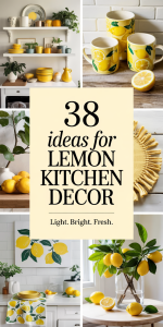Lemon Kitchen Decor 2025: 38 Fresh Ideas for Farmhouse, Modern, Vintage ...