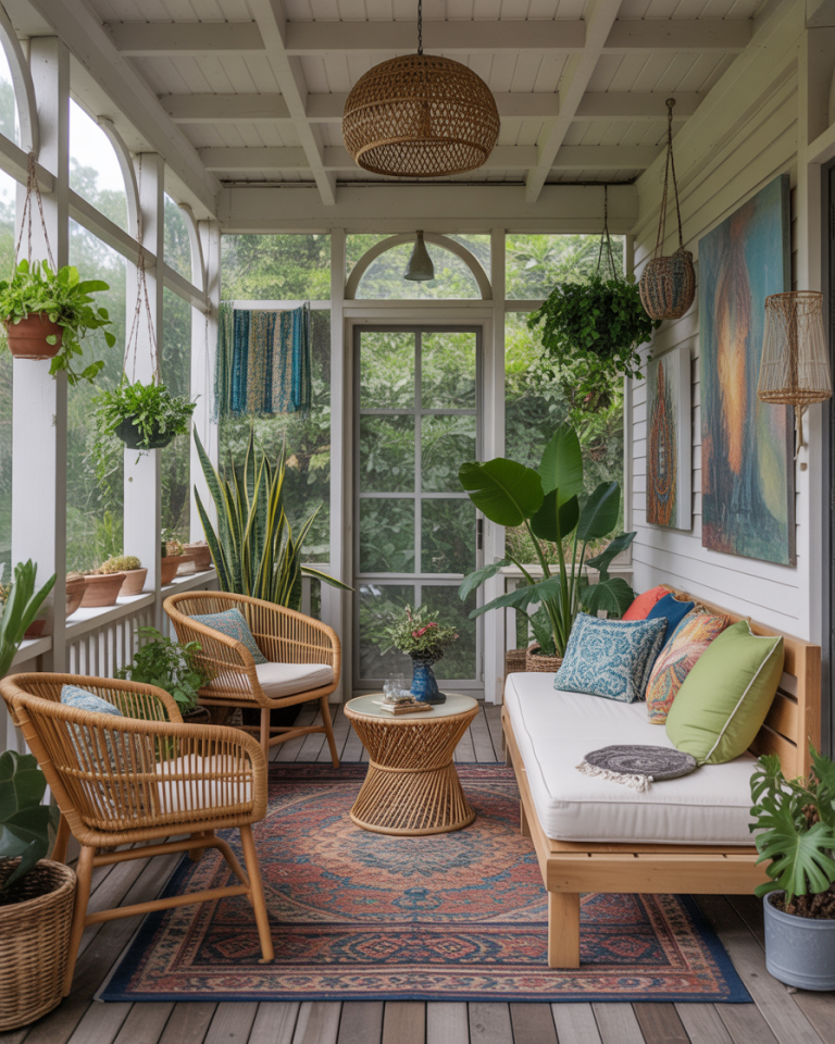 Screened In Porch Decorating Ideas 2025 for Cozy, Rustic, Boho, and ...