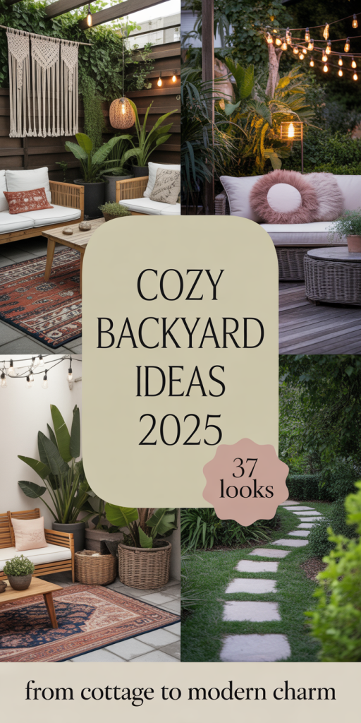 Cozy Backyard Ideas 2025 with Fire Pits, Pergolas, Pools, and More for ...