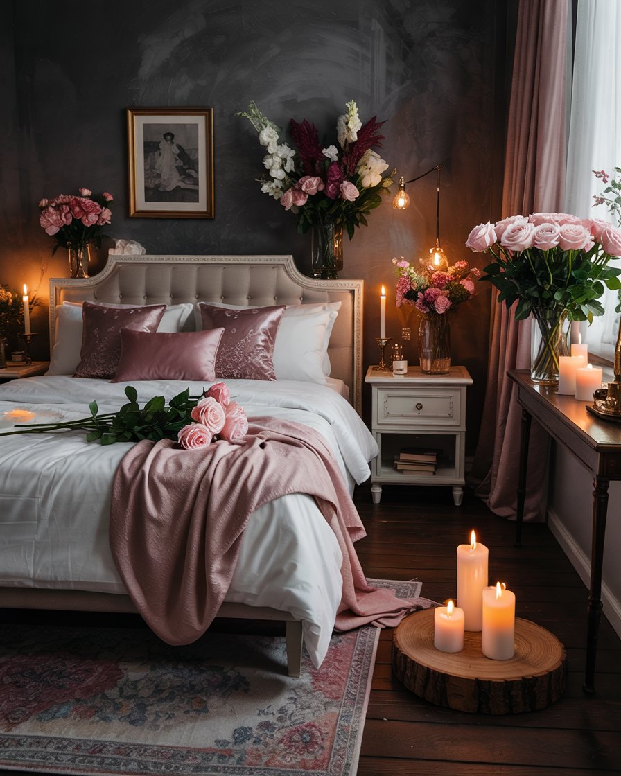 35 Romantic Bedroom Ideas 2025 for Couples with Cozy Decor, Candles ...