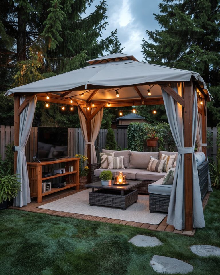 32 Creative Gazebo Ideas Backyard 2025 for Cozy Living, Outdoor ...