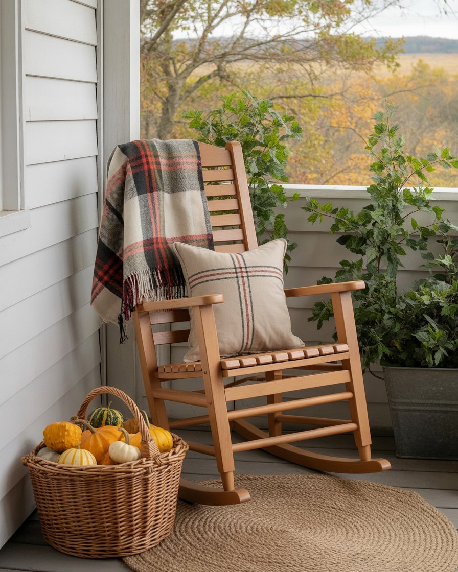 36 Fall Outdoor Decor Ideas for Porches Yards and Steps with Mums Hay ...