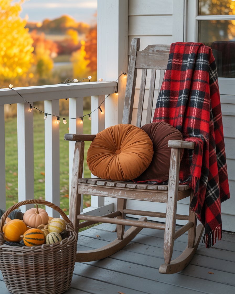 36 Fall Outdoor Decor Ideas for Porches Yards and Steps with Mums Hay ...