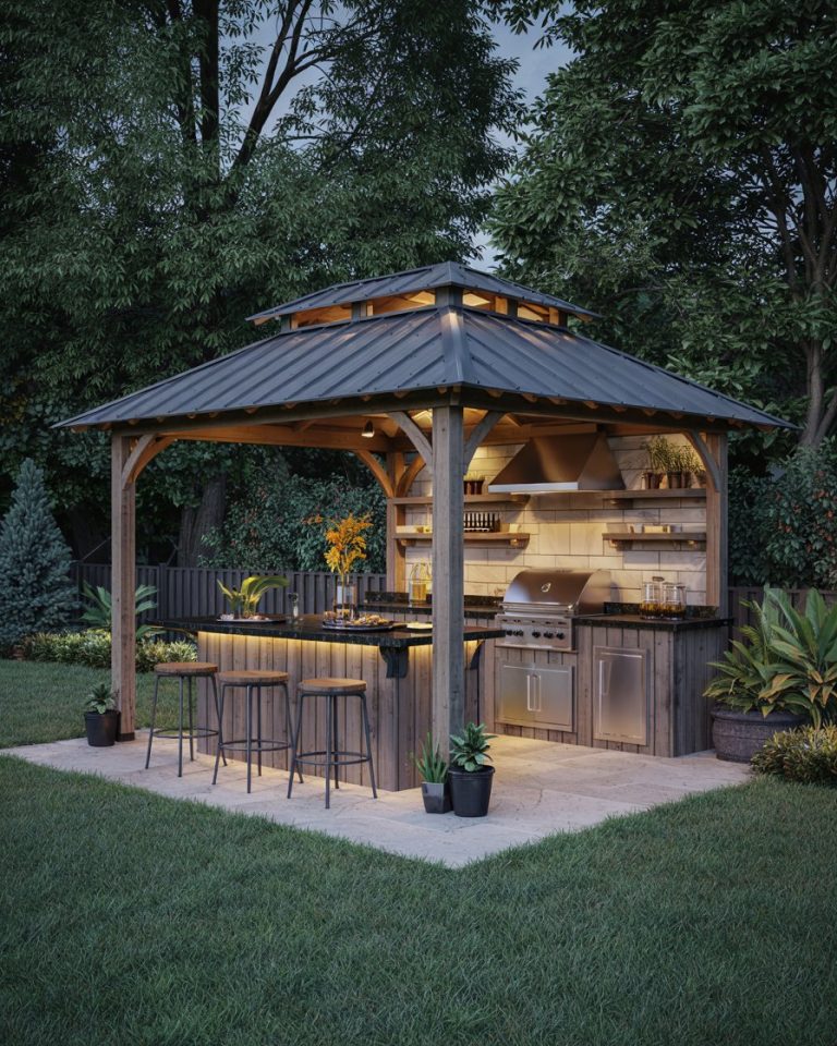 32 Creative Gazebo Ideas Backyard 2025 for Cozy Living, Outdoor ...