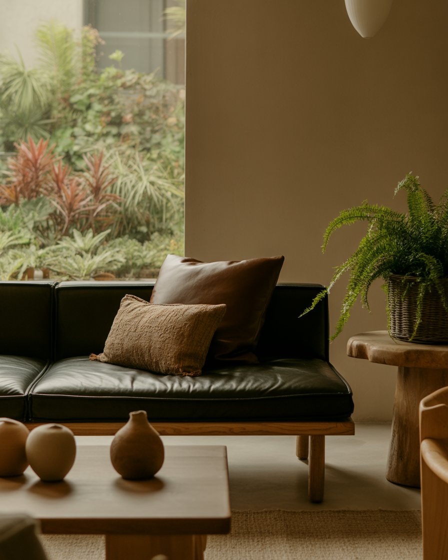 Earthy Living Room Ideas 2025 with Cozy Decor Natural Colors Green ...