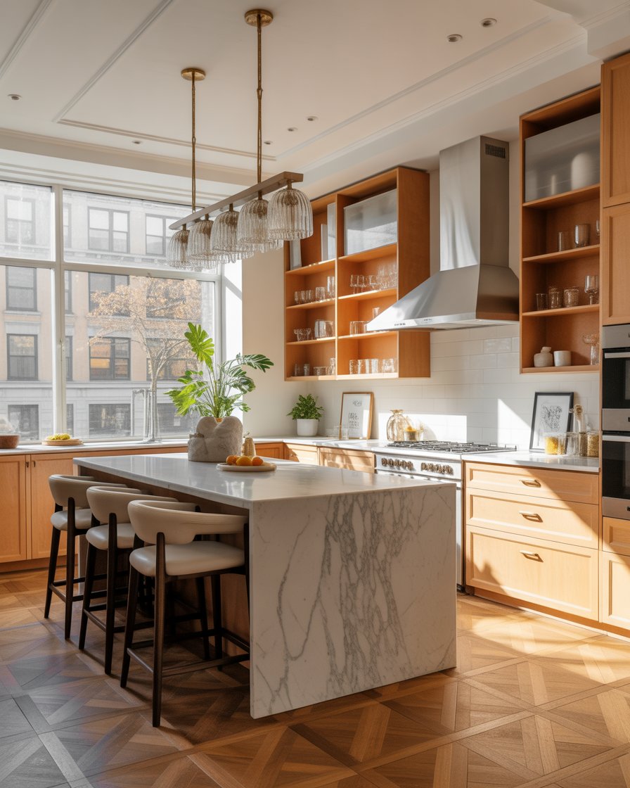 Open Kitchen Designs 2025 with 37 Unique Ideas for Small Space Homes ...