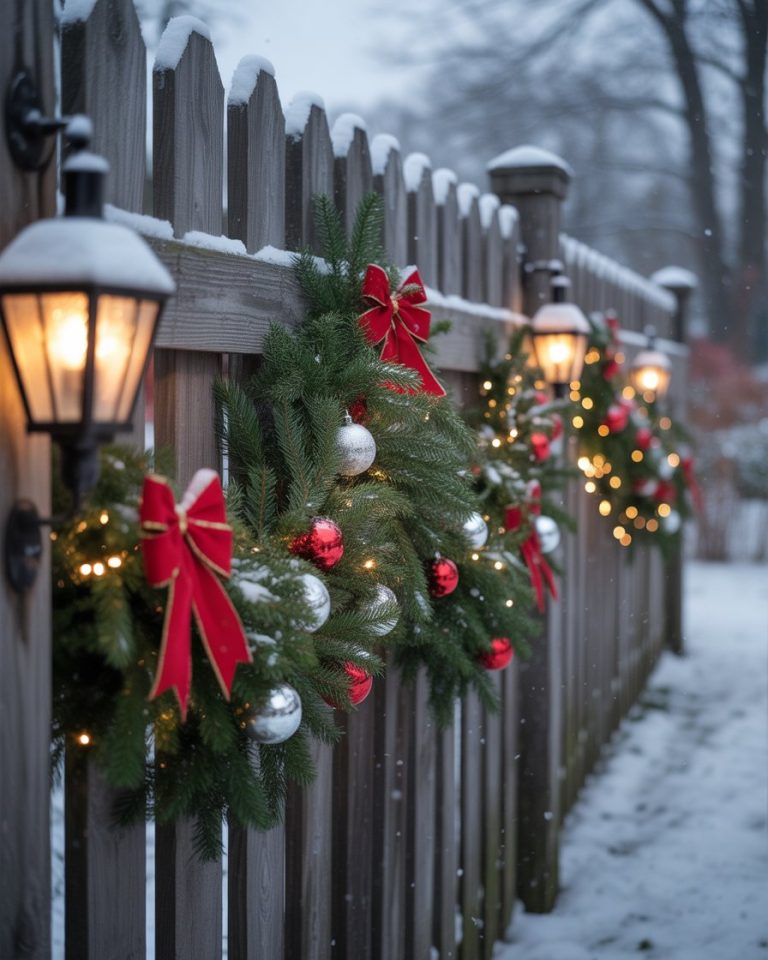 38 Garland Christmas Decor 2025 Ideas for Stairs Fireplace Doorway ...