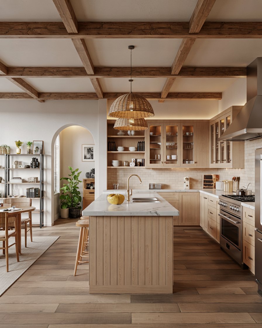 Open Kitchen Designs 2025 with 37 Unique Ideas for Small Space Homes ...