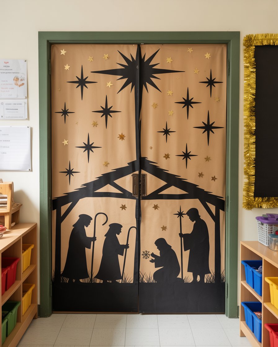 25 Christmas Door Decorations for School 2026 with Contest Preschool ...
